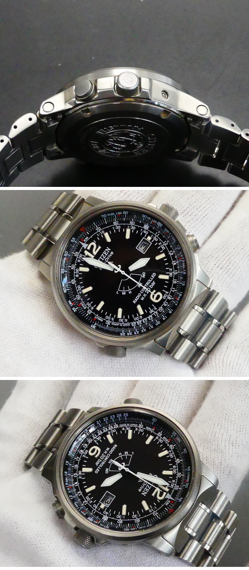 日本代購代標第一品牌【樂淘letao】－y89 シチズン エコドライブ プロマスター チタン H411-T003745 電波 ソーラー 腕時計 動作品