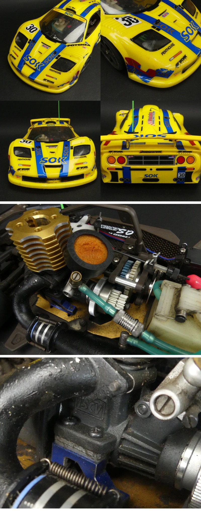 Yahoo!オークション - x518 KYOSHO 1/10 マクラーレン BMW F-1 GTR ス...